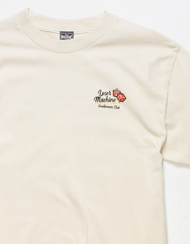 LOSER MACHINE Loaded Dice Mens Tee - CREAM | Tillys