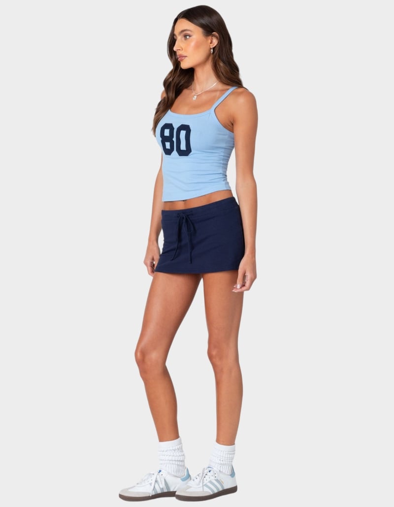 EDIKTED 80's Babe Tank Top - BLUE | Tillys