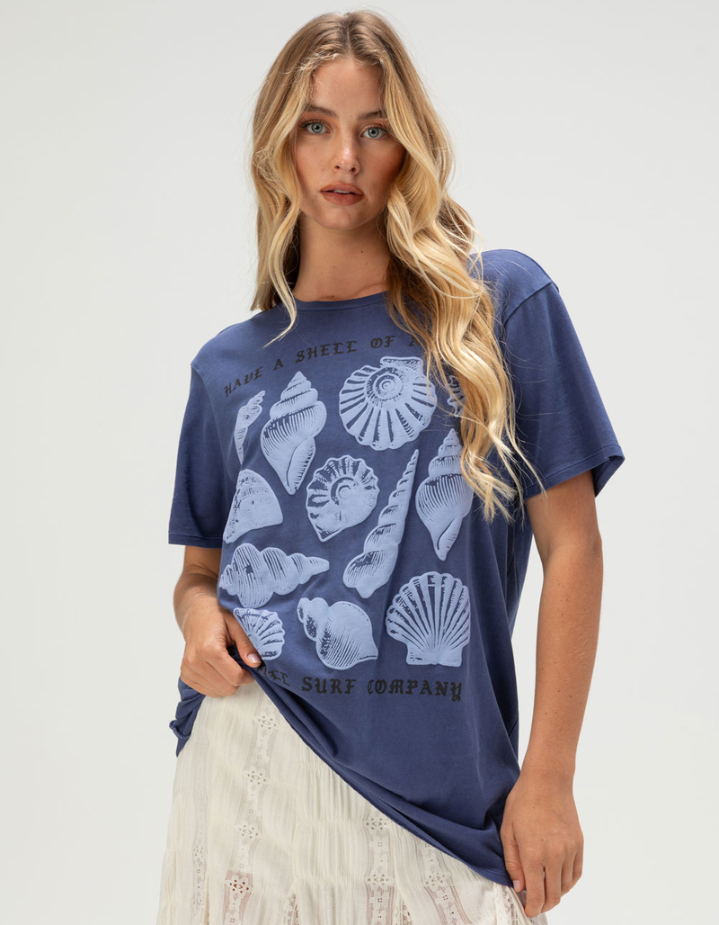 O'NEILL Shell Womens Boyfriend Tee - BLUE - XS | Tillys