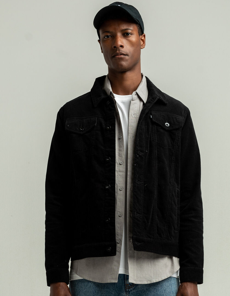 RSQ Cord Trucker Jacket - BLACK - XL | Tillys