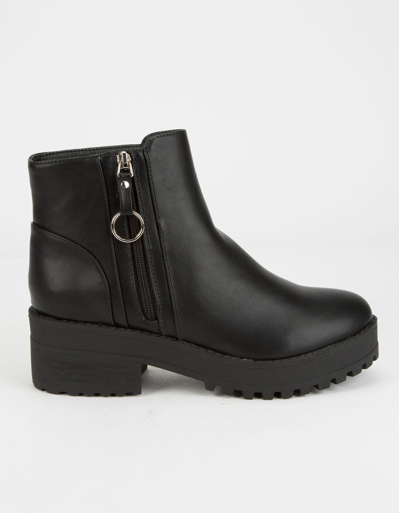 QUPID Skyscraper Black Womens Platform Boots - BLACK | Tillys