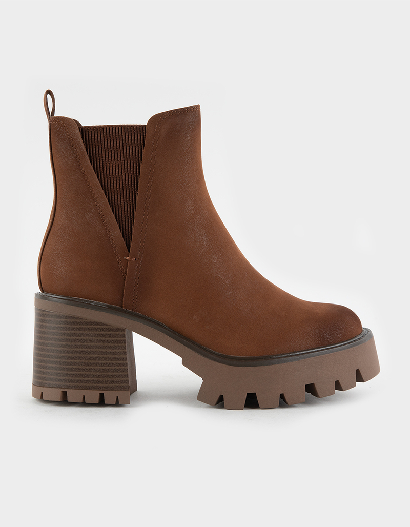 MIA Vito Lug Chelsea Womens Boots - COGNAC | Tillys