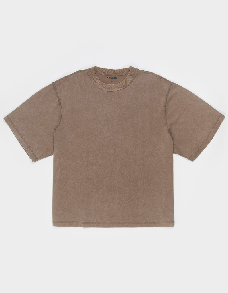 RSQ Mens Vintage Wash Boxy Tee - TAN - XS | Tillys
