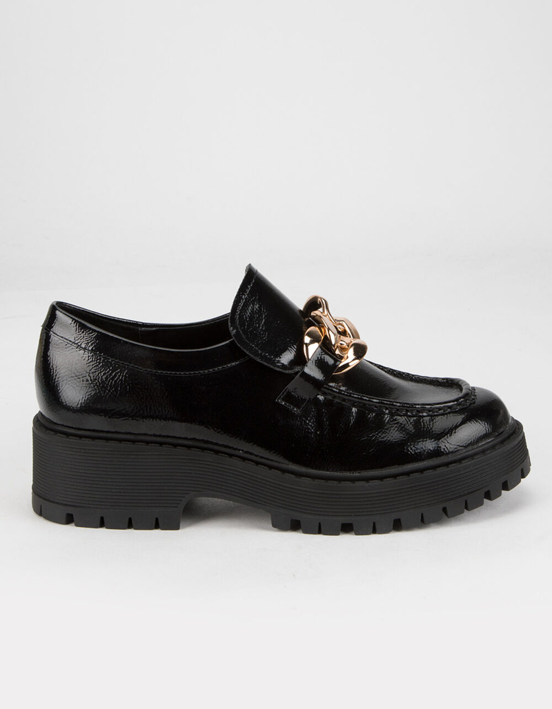 STEVE MADDEN Malvern-G Womens Black Patent Shoes - BLACK PATENT - 5.5 ...
