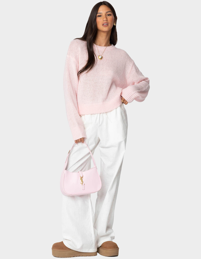 EDIKTED Kyrah Oversized Knit Sweater - LIGHT PINK - XS | Tillys