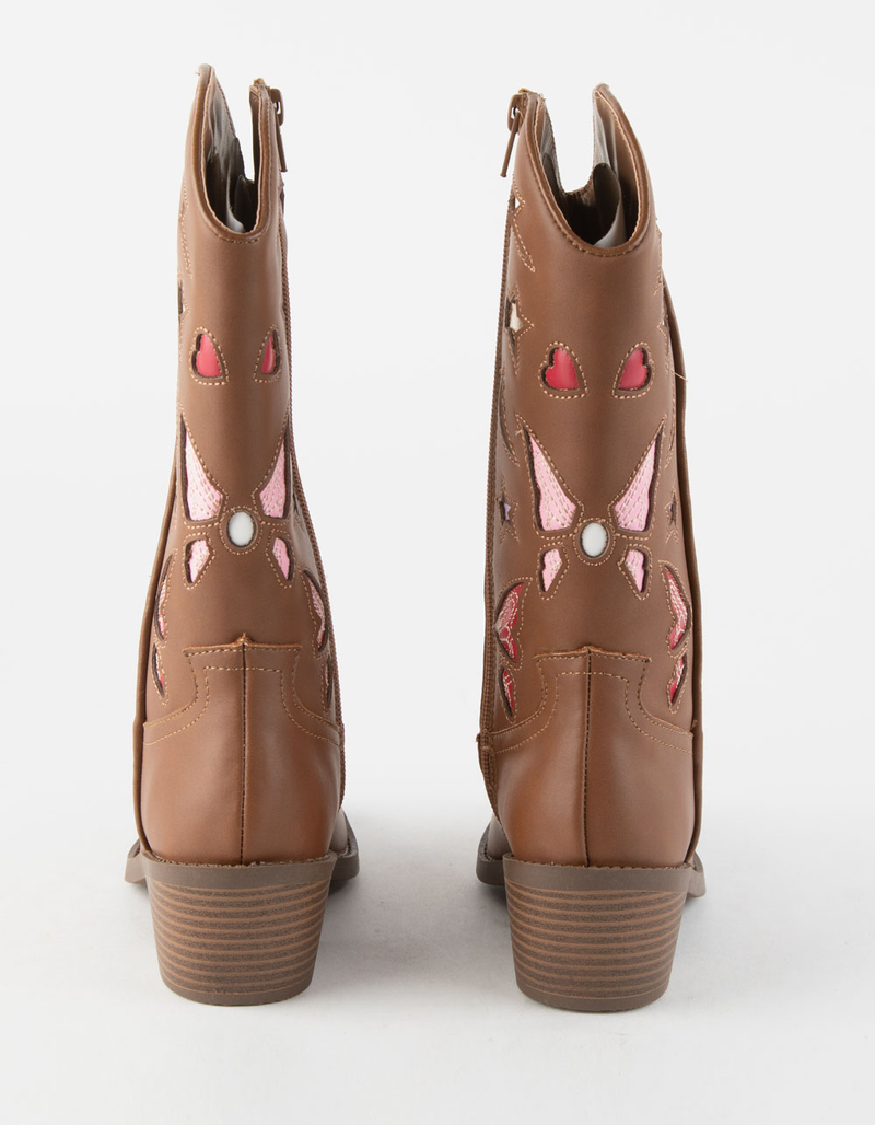 STEVE MADDEN Jlaw Girls Cowboy Boots - COGNAC | Tillys