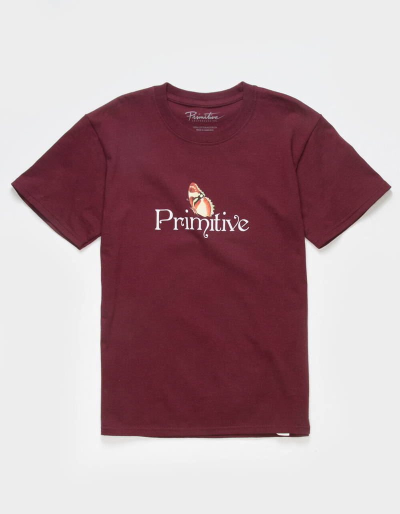 PRIMITIVE Insight Boys Tee - BURGUNDY | Tillys
