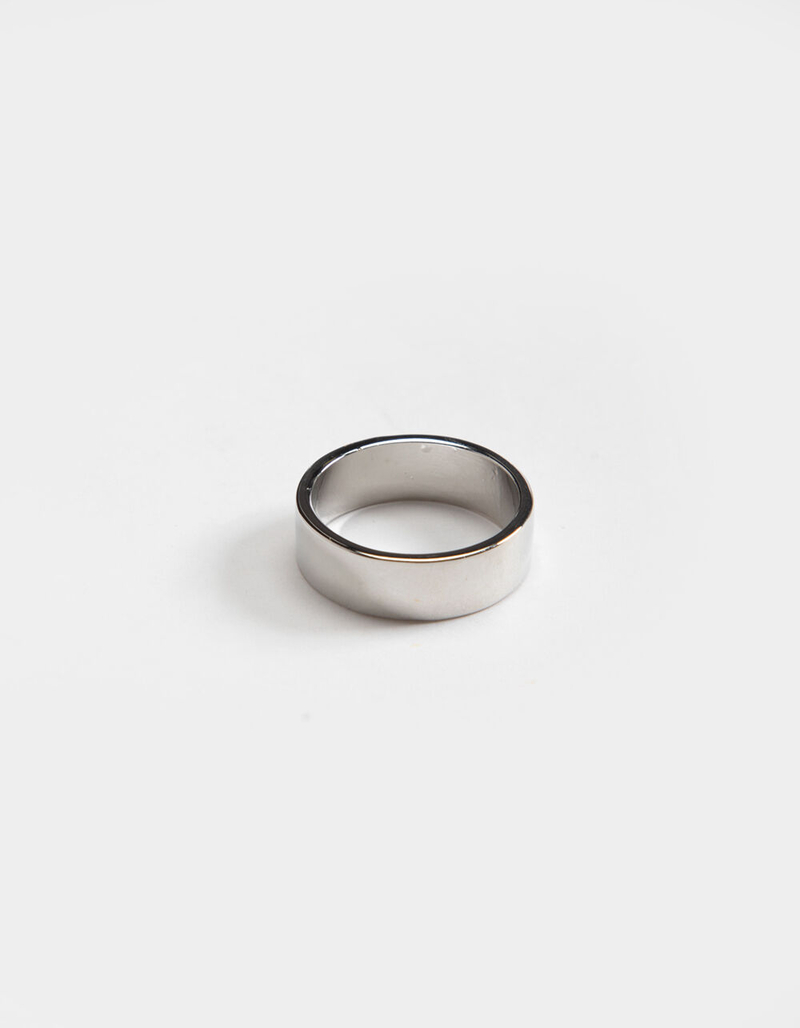 BLUE CROWN Silver Band Ring - SILVER - 9 | Tillys