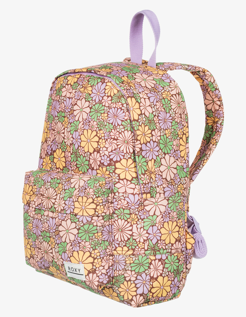 ROXY Sugar Baby Canvas Small Backpack - PURPLE COMBO - ONE SIZE | Tillys