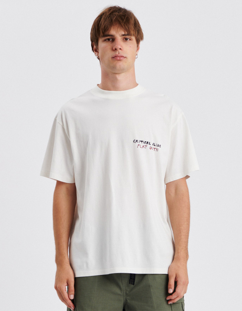 THE CRITICAL SLIDE SOCIETY Flat Out Mens Tee - WHITE | Tillys