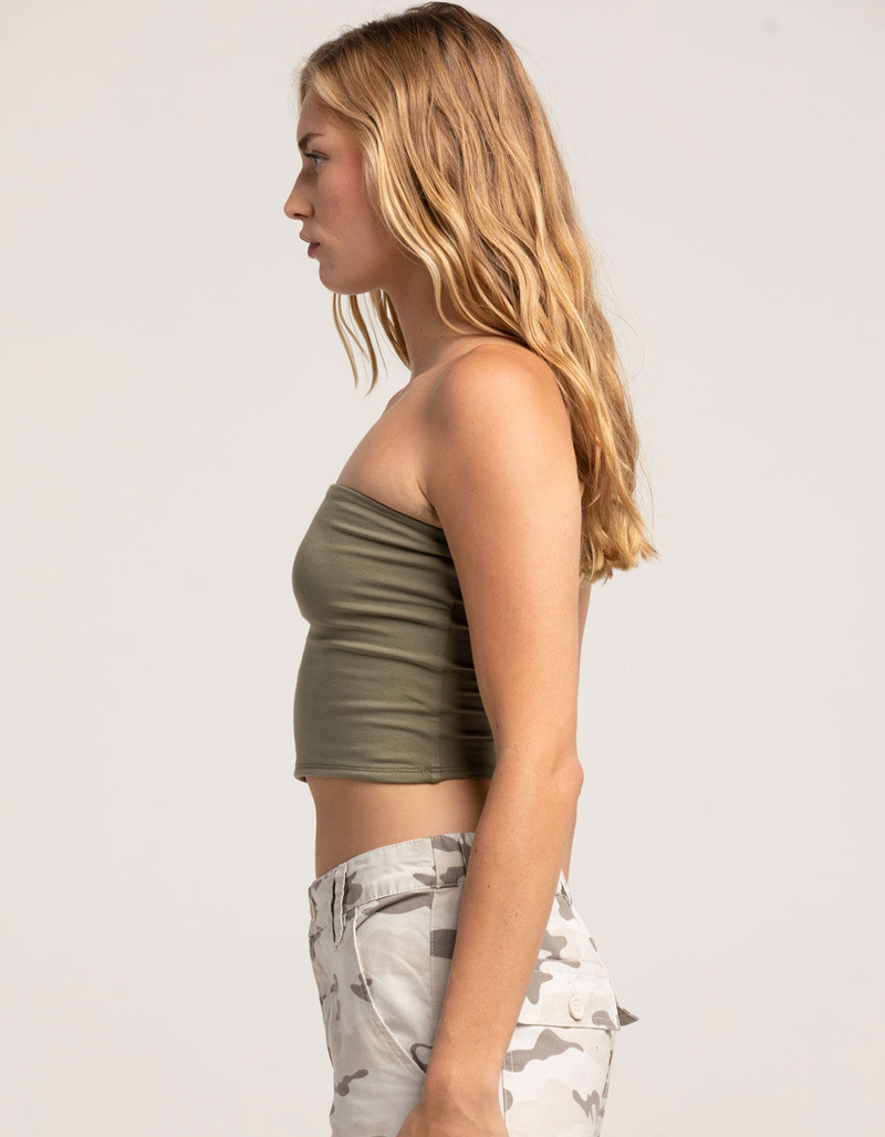 FULL TILT Essentials Womens Tube Top - OLIVE | Tillys