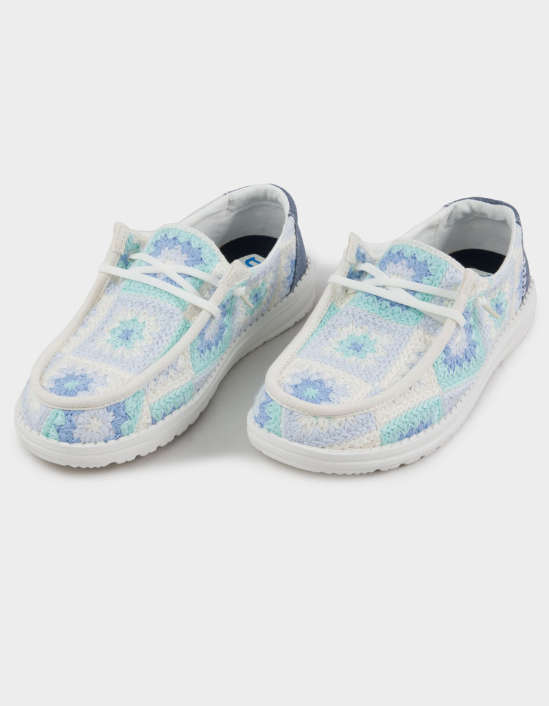 HEY DUDE Wendy Cottage Crochet Womens Shoes - BLUE | Tillys