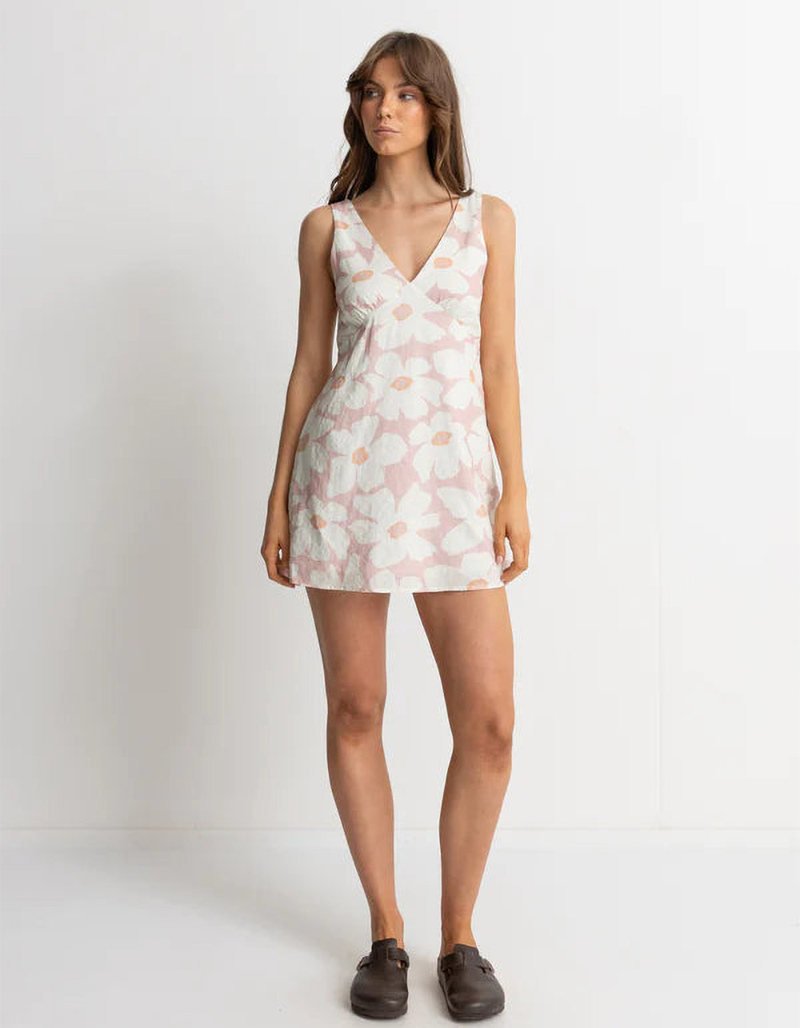 RHYTHM Floral Womens Mini Dress - PINK COMBO - XS | Tillys