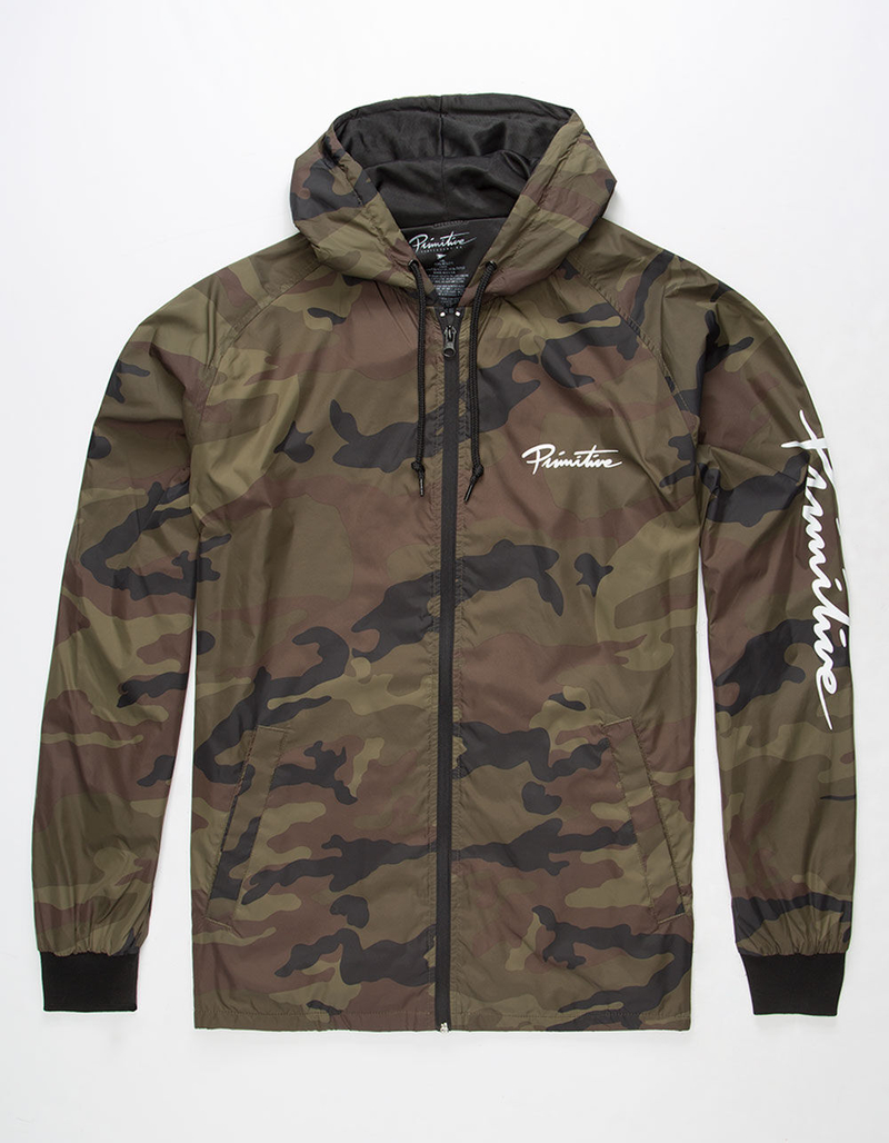 PRIMITIVE Arch Camo Mens Windbreaker Jacket - CAMO - XXL | Tillys