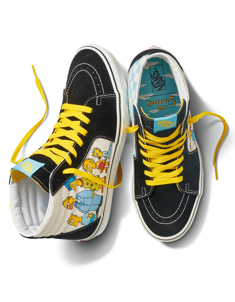 VANS x The Simpsons Sk8-Hi Shoes - BLACK/YELLOW | Tillys
