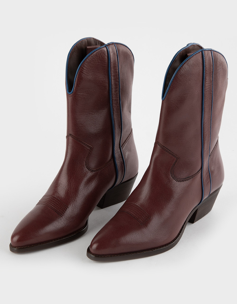 FREE PEOPLE Borderline Womens Western Boots - BURGUNDY | Tillys
