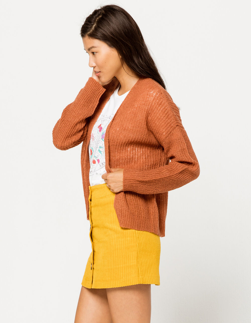 FULL TILT Essential Rust Womens Cardigan - RUST | Tillys