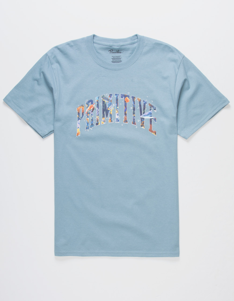 PRIMITIVE College Aquatic Mens Tee - SLATE BLUE | Tillys