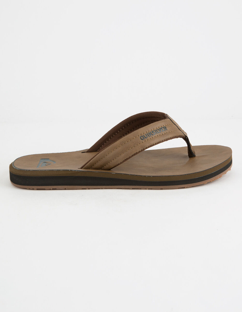 QUIKSILVER Carver Nubuck Mens Sandals - TAN - 12 | Tillys