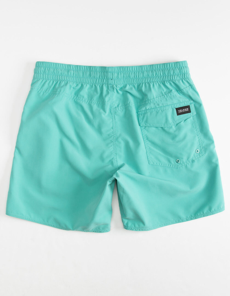 VOLCOM Lido Solid Mens Mint Volley Shorts - MINT | Tillys
