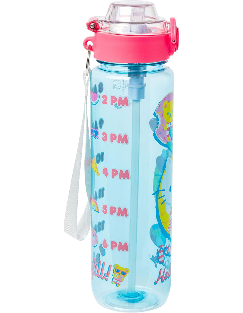 SANRIO Hello Kitty Pool Party 33 oz Water Bottle and Hydration Tracker ...
