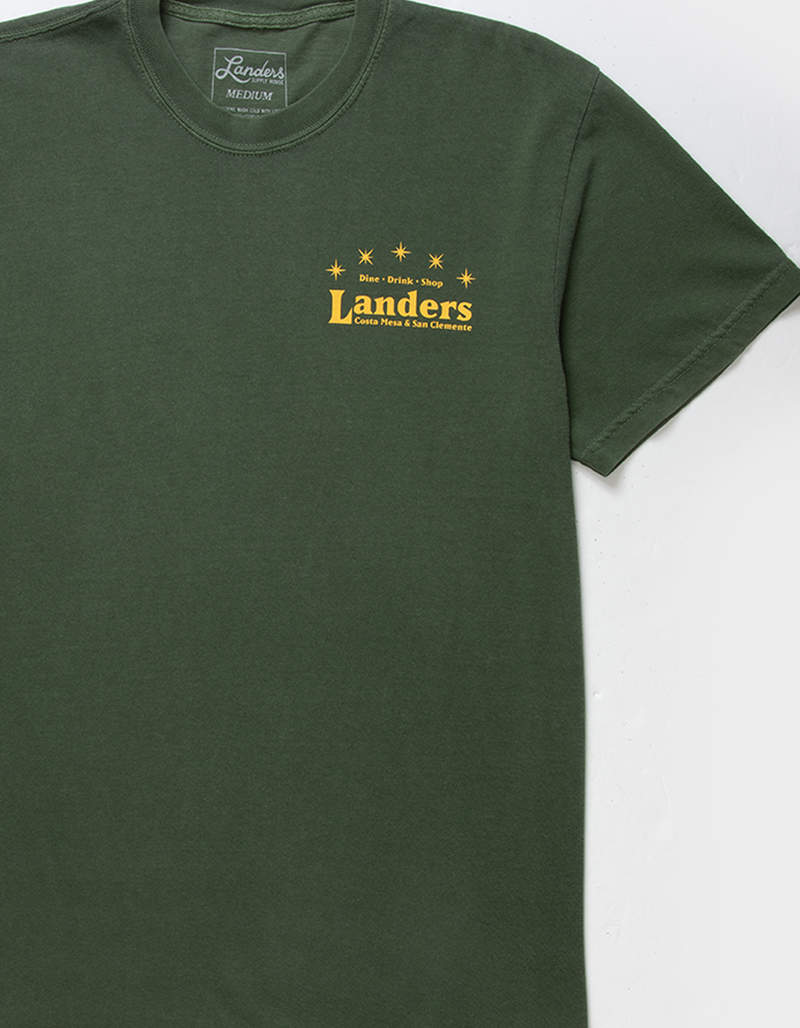 LANDERS SUPPLY HOUSE Star Classic Mens Tee - GREEN | Tillys