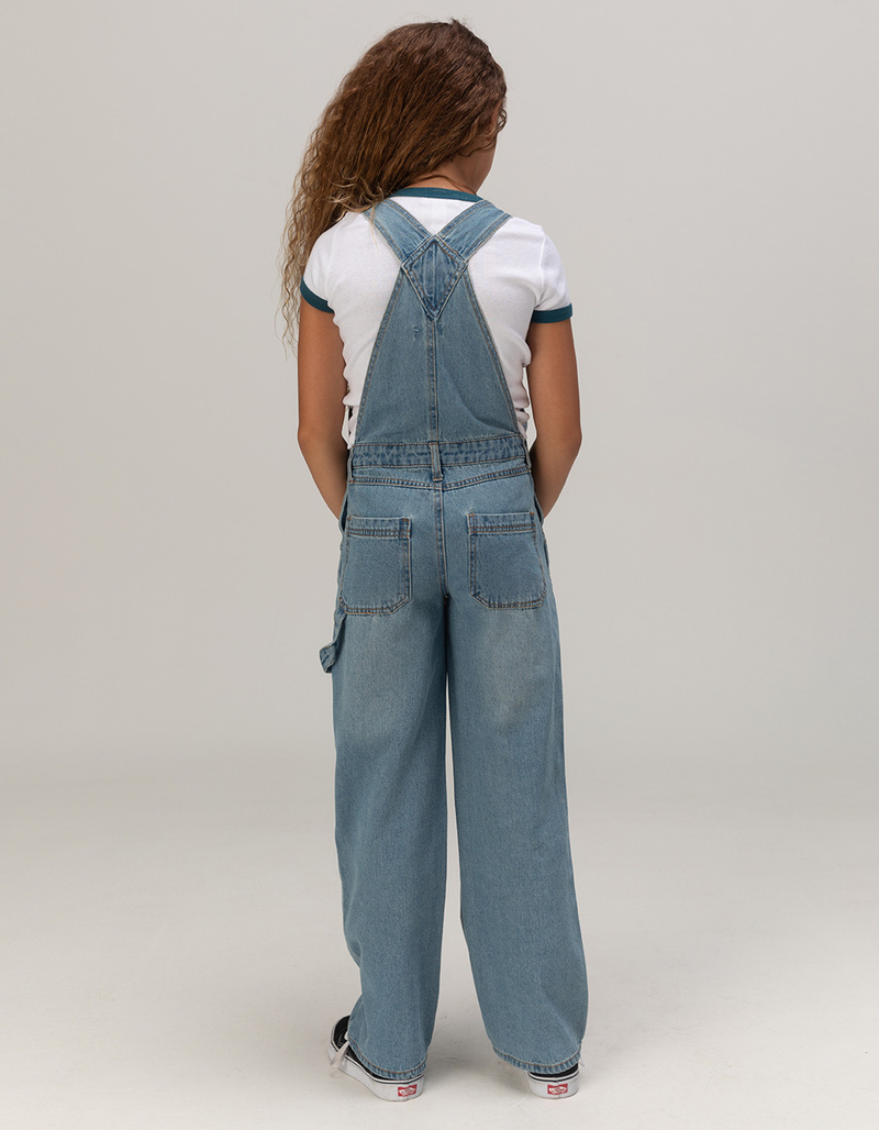 Rsq Girls Denim Overalls Medium Wash Tillys