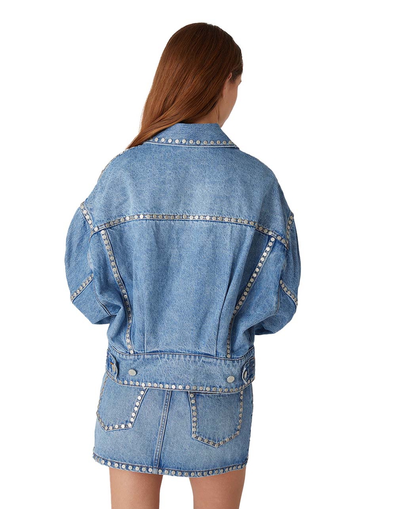 BLANK NYC Rose Garden Womens Trucker Jacket - LIGHT BLUE | Tillys