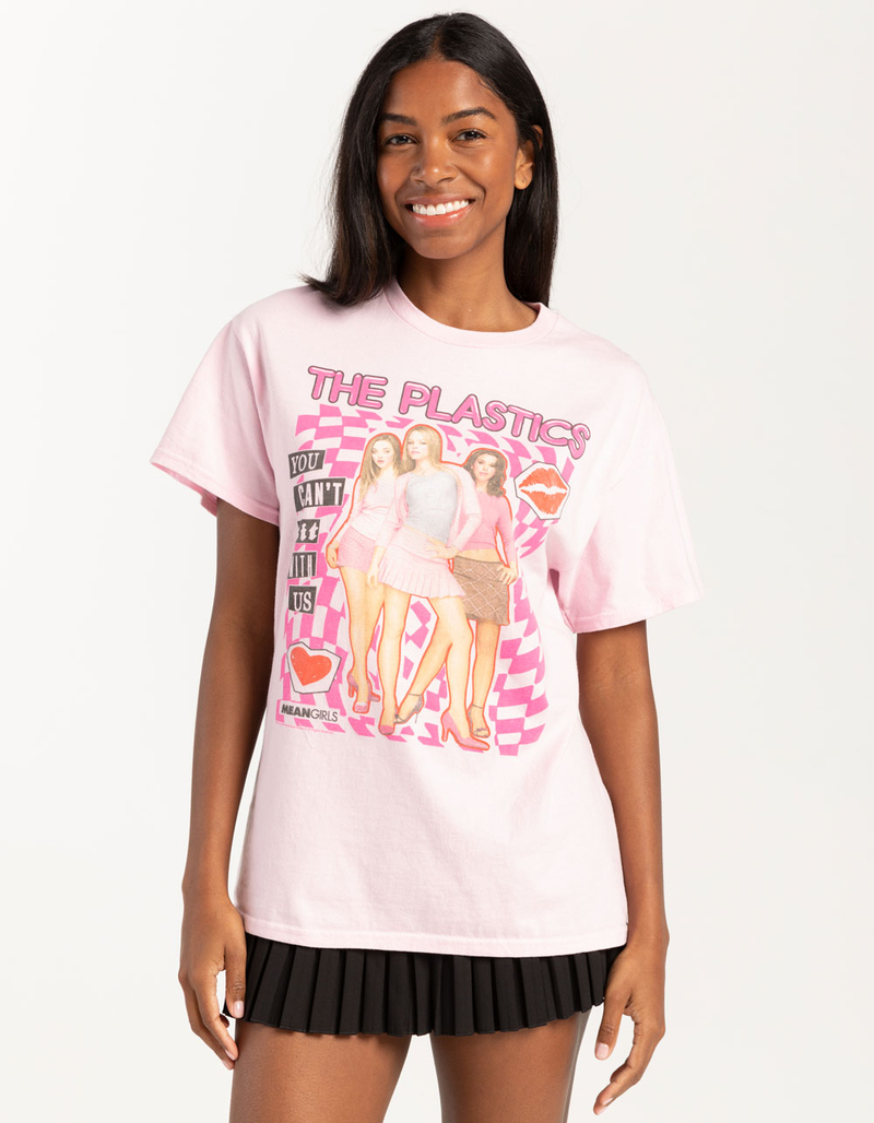 JUNK FOOD The Plastics Womens Boyfriend Tee - PINK | Tillys