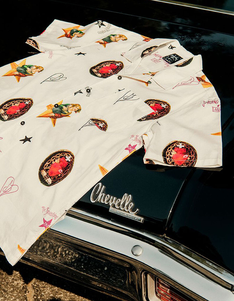 HUF x The Smashing Pumpkins Daydream Mens Shirt - WHITE COMBO - L | Tillys