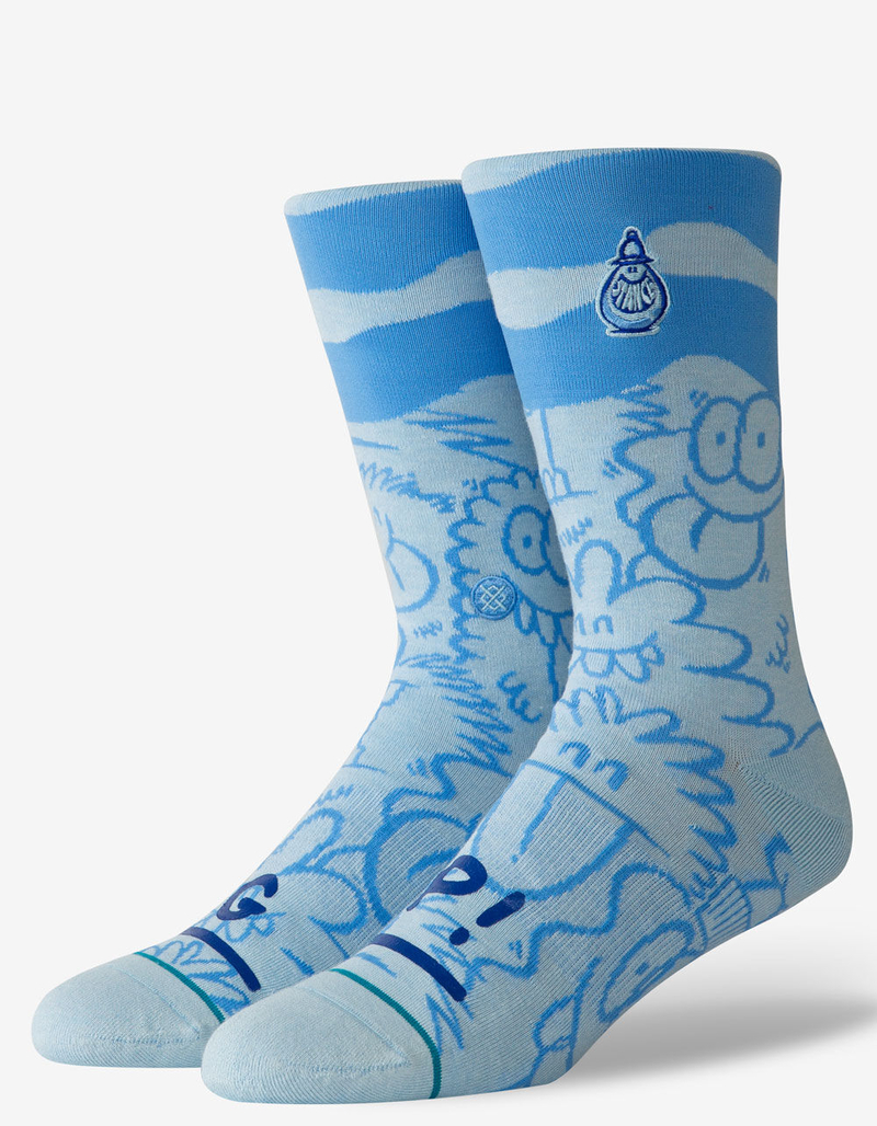 STANCE x Kevin Lyons Wave Mens Crew Socks - BLUE | Tillys