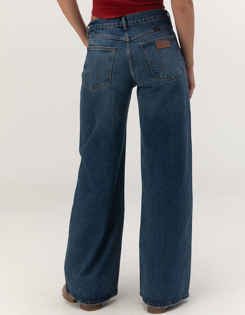 WRANGLER Low Rise Womens Baggy Jeans - MED BLAST - 26 | Tillys