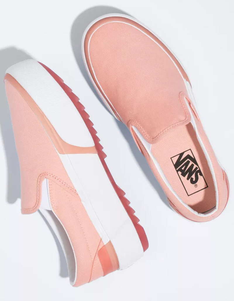 VANS Pastel Classic Slip-On Stacked Womens Shoes - PEACH PEARL/TRUE ...