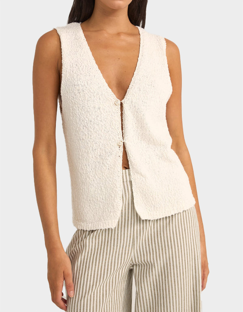 RHYTHM Adele Womens Knit Vest - WHITE - S | Tillys