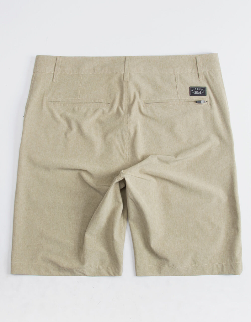 NITROUS BLACK Format Light Tan Mens Hybrid Shorts - LIGHT TAN - 34 | Tillys