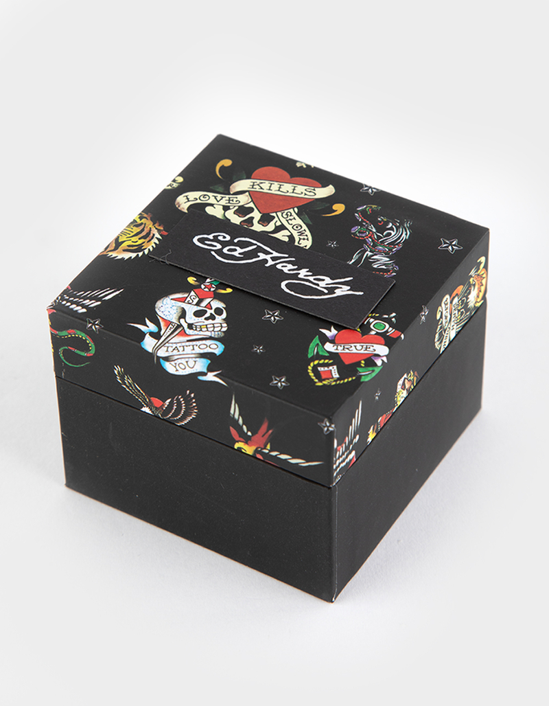 ED HARDY Skull And Crossbones Ring - GOLD - 11 | Tillys