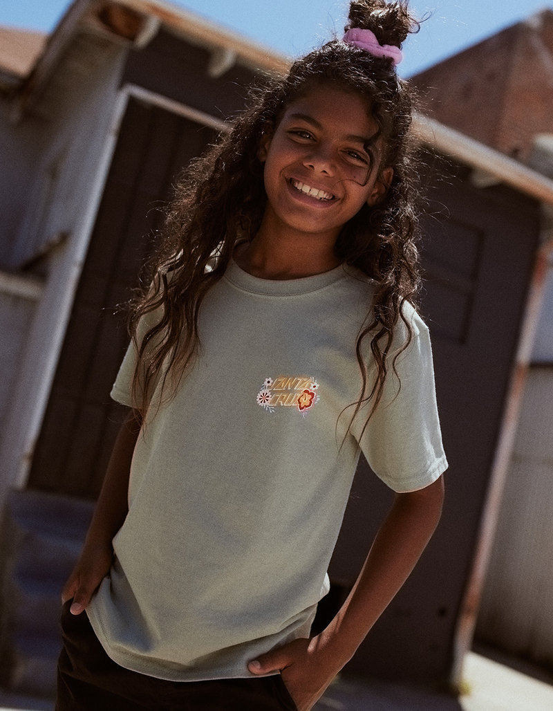 SANTA CRUZ Free Spirit Girls Boyfriend Tee - GREEN - M | Tillys