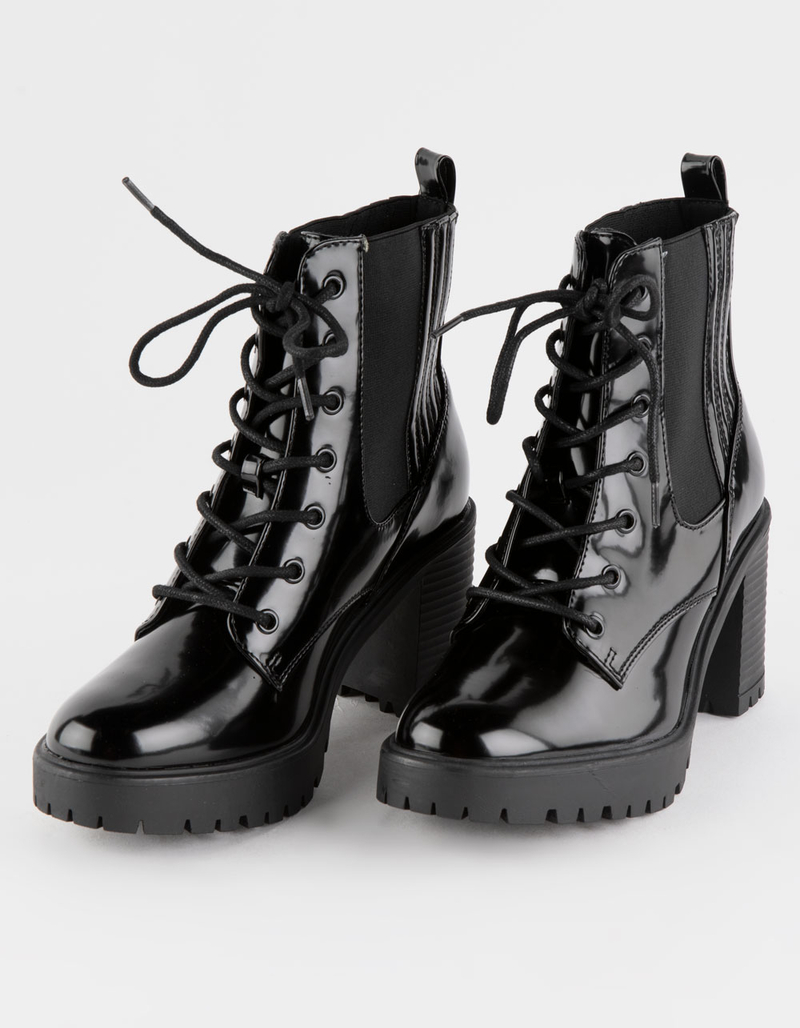 MIA Daryl Lace Up Heel Womens Boots - BLACK | Tillys