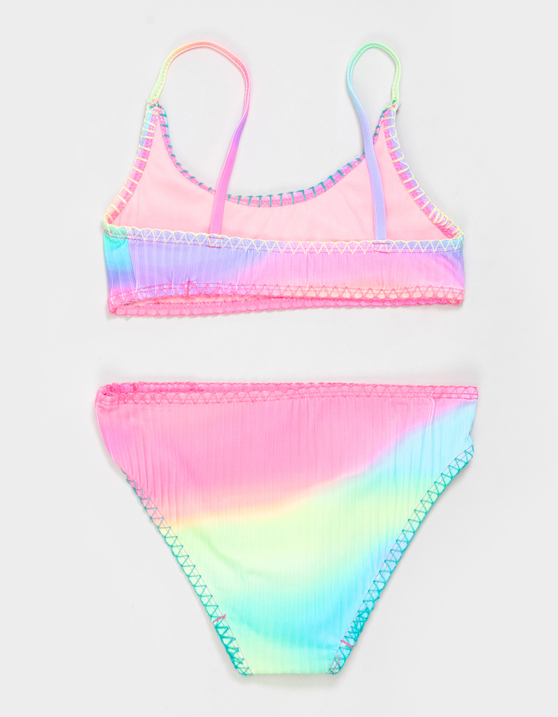 BEACH LINGO Girls Bralette Bikini Set - MULTI | Tillys