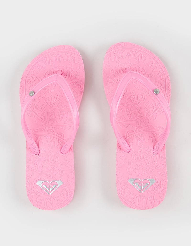 ROXY Antilles Girls Thong Sandals - PINK - 2 | Tillys