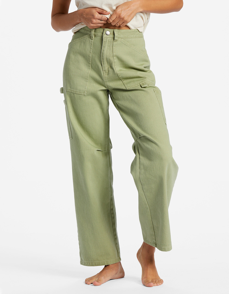 BILLABONG Leia Womens Cargo Pants - AVOCADO - 26 | Tillys
