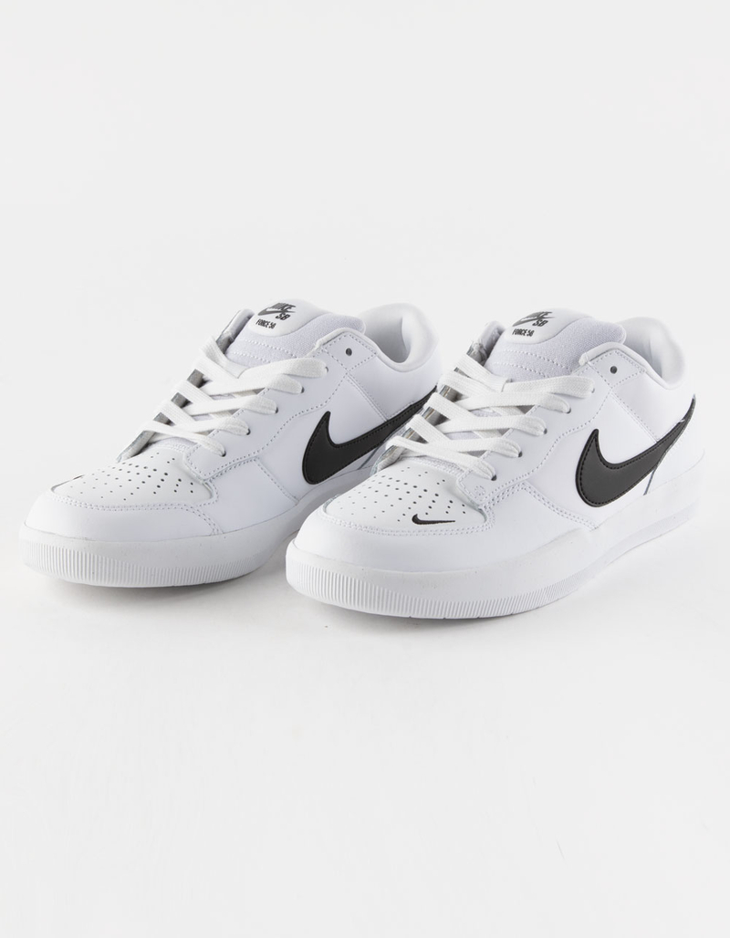 NIKE SB Force 58 Premium Skate Shoes - BLK/WHT | Tillys