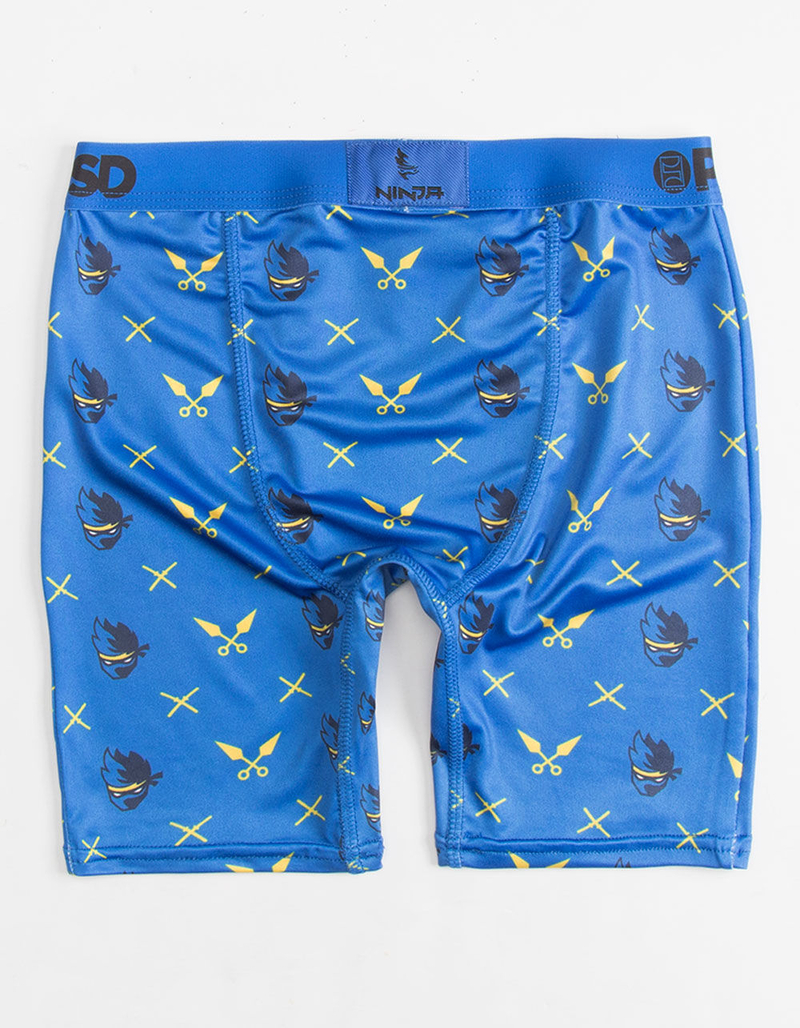 PSD Ninja Pattern Boys Boxer Briefs - BLUE - S | Tillys