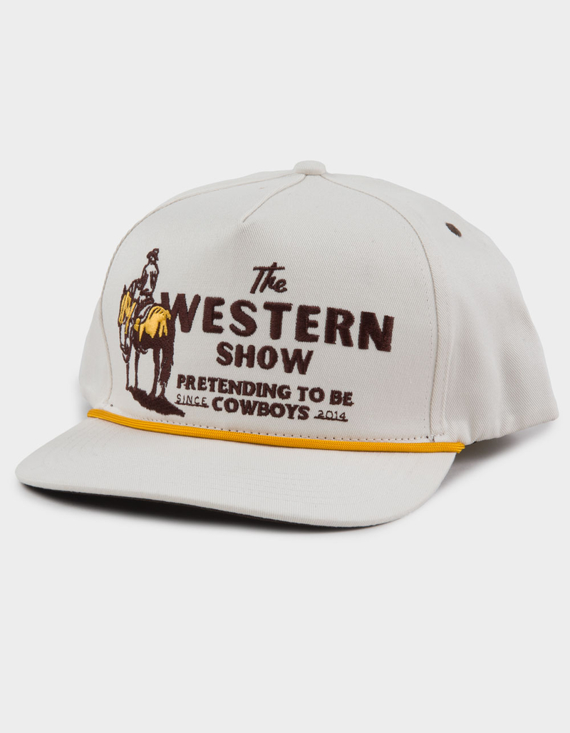 SENDERO PROVISIONS CO. Western Show 5 Panel Snapback Hat - CREAM - ONE ...