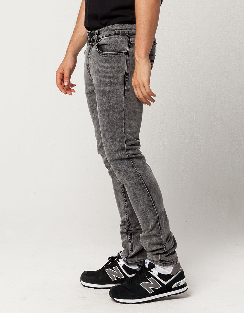 RSQ Seattle Mens Skinny Tapered Jeans - BLKAC - 29X32 | Tillys