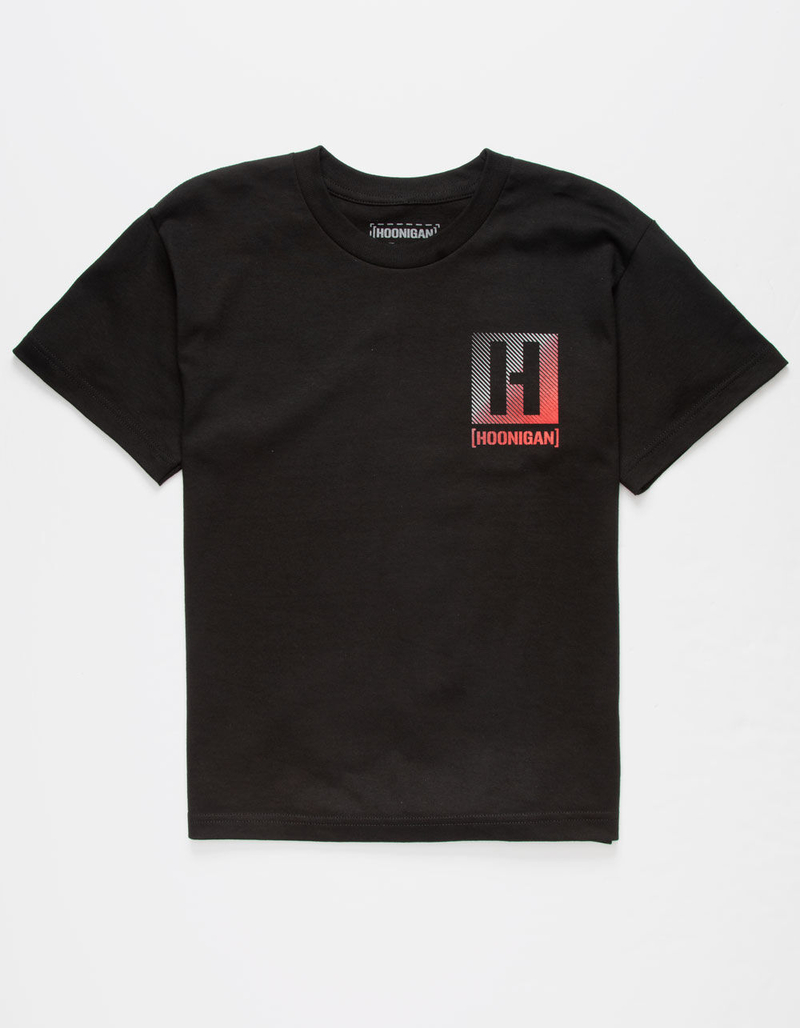 HOONIGAN Logo Lines Boys T-Shirt - BLACK | Tillys