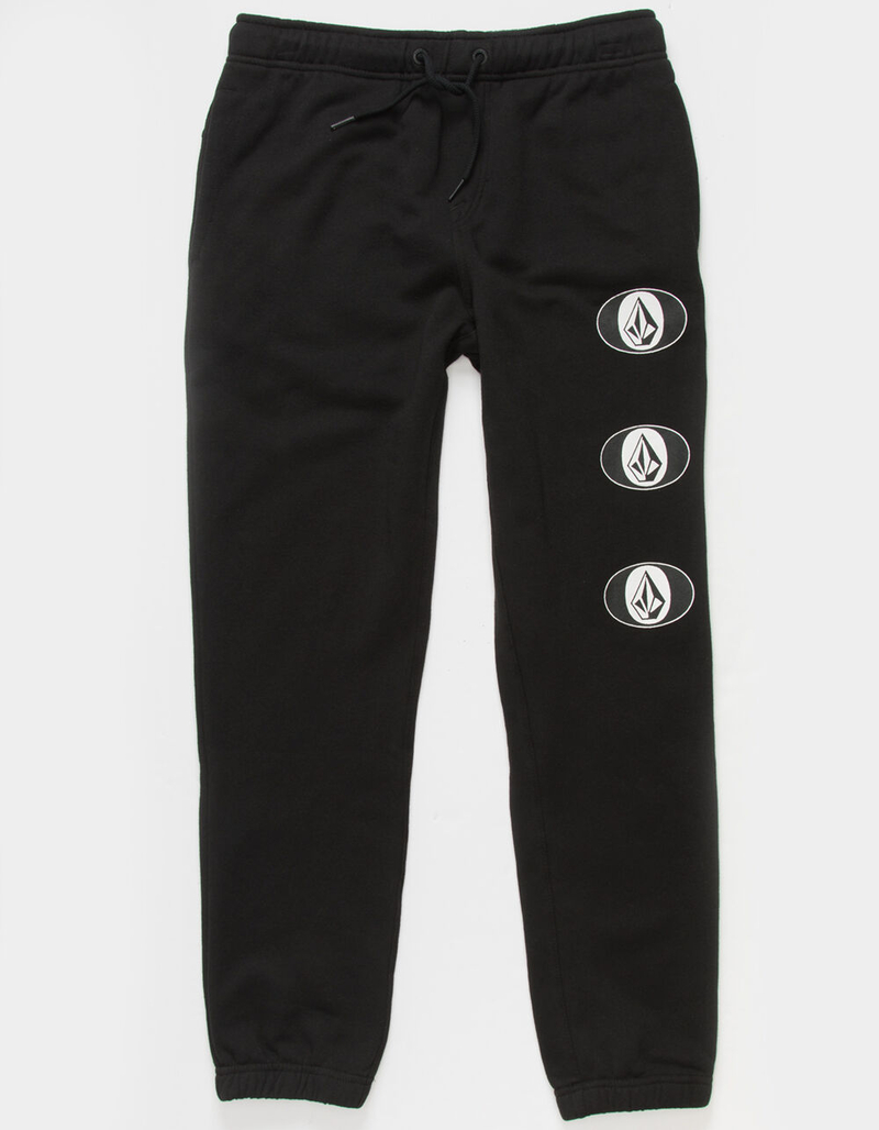 VOLCOM Stone Stack Boys Sweatpants - BLACK - L | Tillys