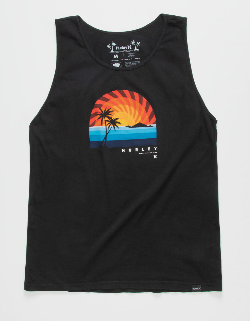 HURLEY Swirl Mens Tank Top - BLACK - XL | Tillys