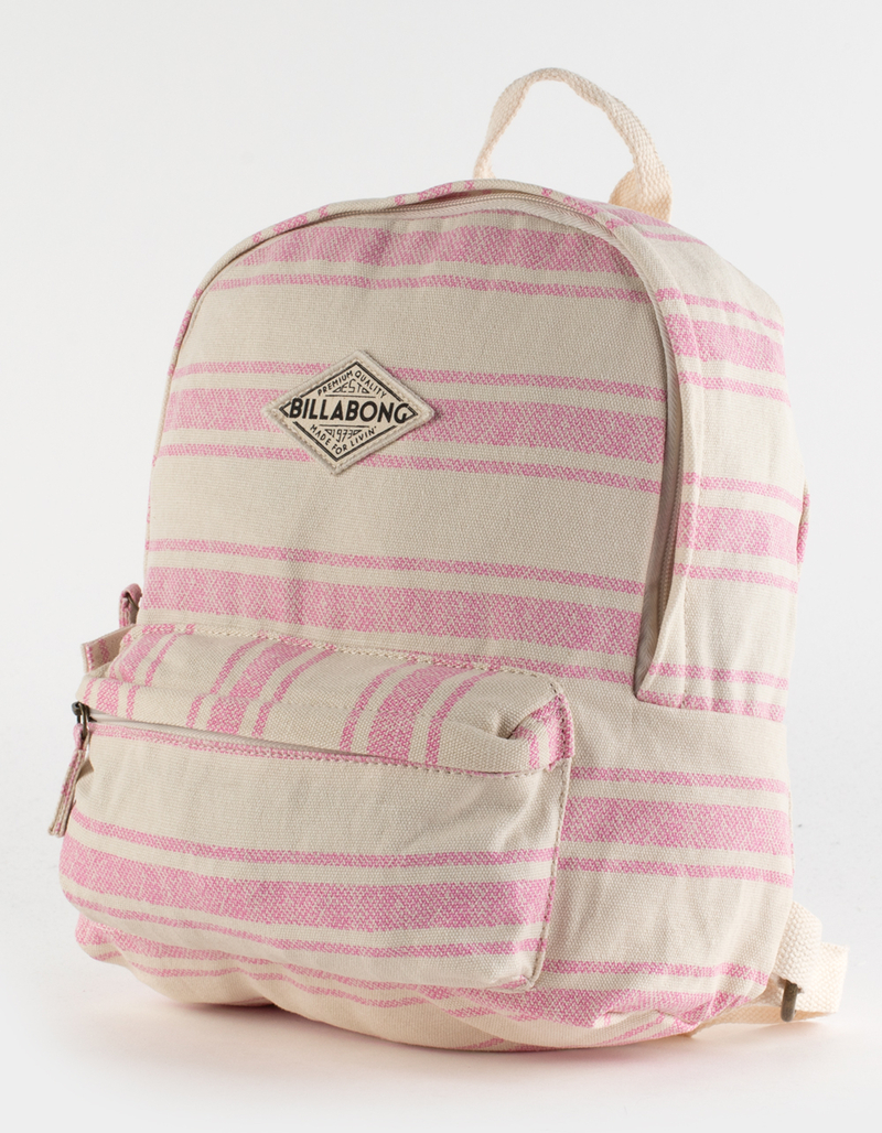 BILLABONG Mini Mama Womens Backpack - PNK/WHT - ONE SIZE | Tillys