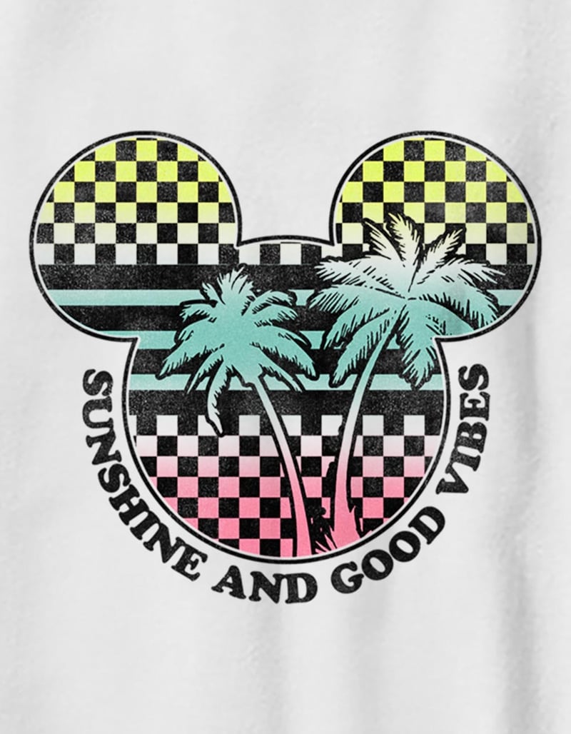 DISNEY Sunshine & Good Vibes Mouse Unisex Kids Tee - WHITE - L | Tillys
